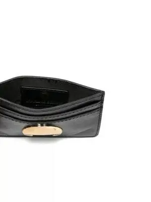 MARINE SERRE Smoth Leather Moon Charm Cardholder