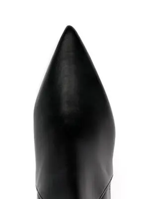 ANNA F. 50mm Leather Ankle Boots