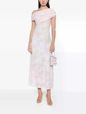 SELF-PORTRAIT Lace Midi Dress
