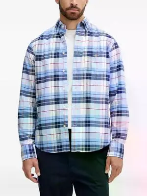 Gant Plaid Oxford Shirt - Blue