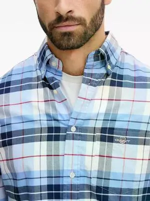 Gant Plaid Oxford Shirt - Blue