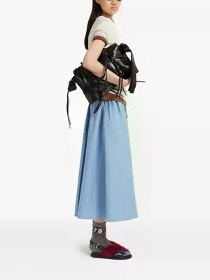 Marni Gathered Midi Skirt - Blue