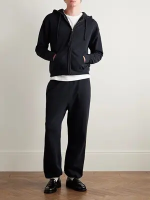 NILI LOTAN Brian Jersey Zip-up Hoodie
