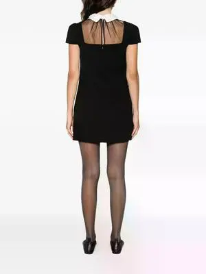 SELF-PORTRAIT Beaded Collar Mini Dress