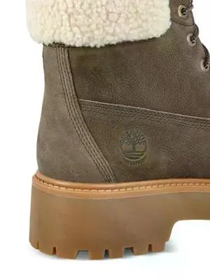 Timberland Stone Street Faux-fur Platform Boots - Brown