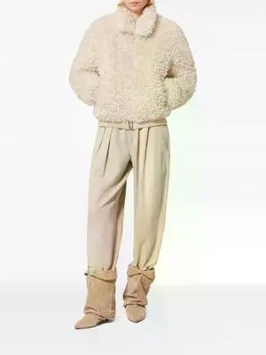 MARANT ETOILE Tayma Ribbed Jacket - Neutrals