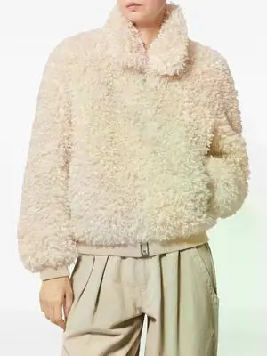 MARANT ETOILE Tayma Ribbed Jacket - Neutrals