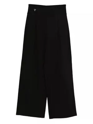 MACRON Pleated Wide-leg Trousers
