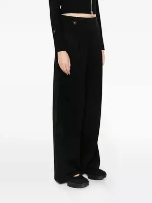 MACRON Pleated Wide-leg Trousers