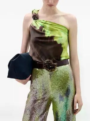 Silvia Tcherassi Yanet One-shoulder Blouse
