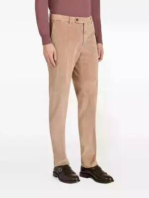 SLOWEAR Straight-leg Corduroy Trousers - Neutrals