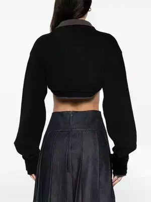 Mihara Yasuhiro Layered Cropped Sweater