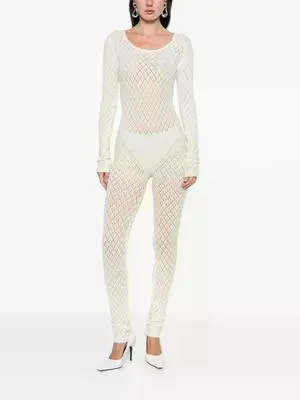 LANEUS Long-sleeve Knitted Jumpsuit