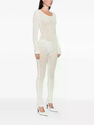 LANEUS Long-sleeve Knitted Jumpsuit