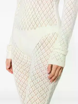 LANEUS Long-sleeve Knitted Jumpsuit