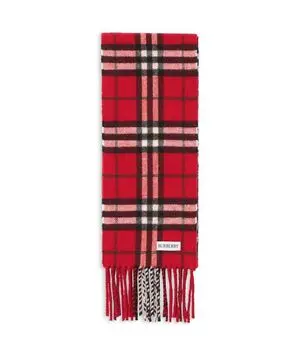 Burberry Narrow Check Cashmere Scarf