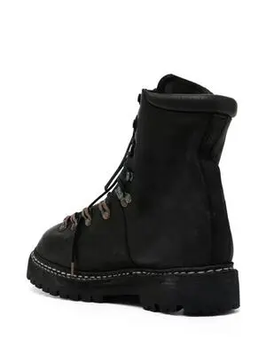 Guidi Lace-up Leather Boots - Black