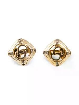 Dior 1990s Clip-on Earrings - Gold