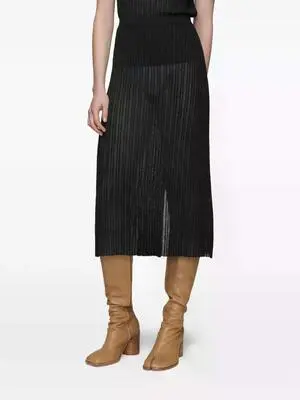 MAISON MARGIELA Slit Detail Midi Skirt