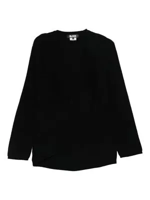 BLACK COMME DES GARÇONS Crew-neck Long-sleeve Sweater
