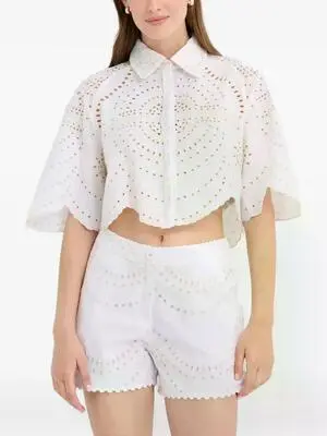 Charo Ruiz Ibiza Emmie Openwork Shirt