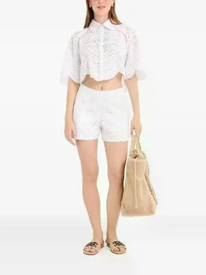 Charo Ruiz Ibiza Emmie Openwork Shirt