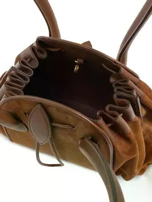 Marni Tulipea Drawstring-closure Shoulder Bag - Brown