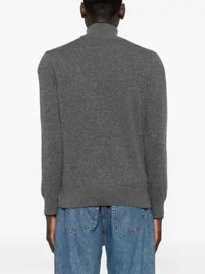 Marc O'polo Zip Neck Sweater - Grey
