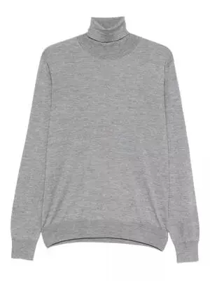 DELL'OGLIO Long-sleeve Roll-neck Sweater - Grey