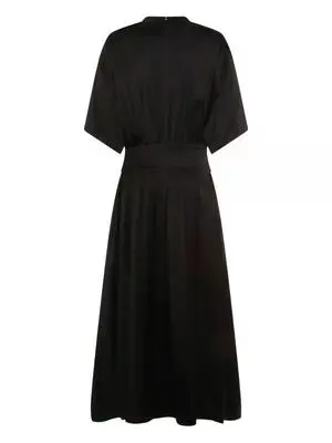 TOTEME Short-sleeve Maxi Dress - Black