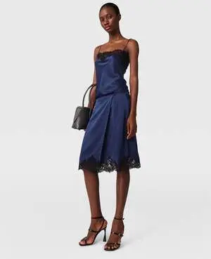 Stella McCartney Iconic Lace Skirt - Navy