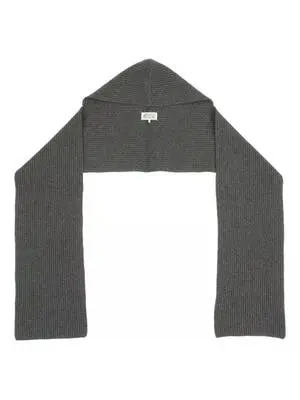 MAISON MARGIELA Ribbed Hooded Scarf - Grey