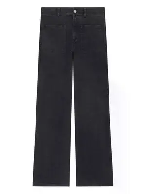 COURREGES Button-fastening Pocket Jeans
