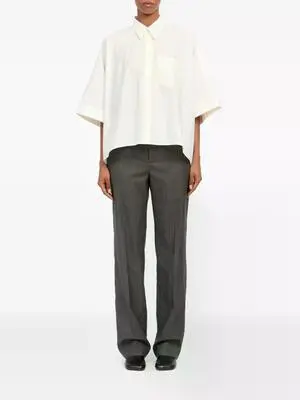MAISON MARGIELA Cropped Striped Shirt