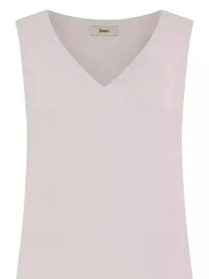 Herno Resort V-neck Top - Neutrals