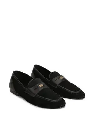 Dolce & Gabbana Leather Loafers - Black