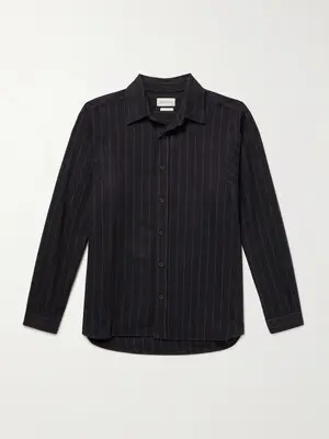 Oliver Peoples Garrison Striped Organic Cotton Shirt