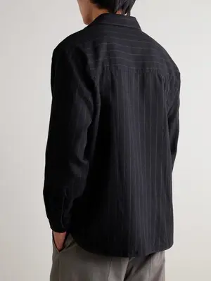 Oliver Peoples Garrison Striped Organic Cotton Shirt