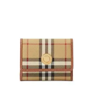 Burberry Small Check Folding Wallet