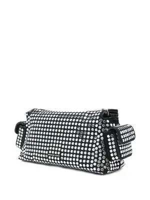 Michael Kors Dakota Stud-embellished Shoulder Bag - Black