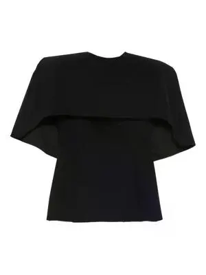 AXEL 113 Cape Detailed Top - Black