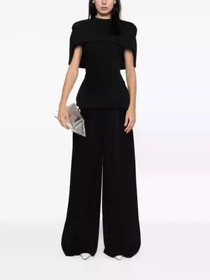 AXEL 113 Cape Detailed Top - Black