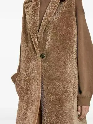 MANZONI 24 Buttoned Textured Coat