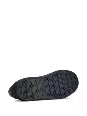 TOD'S Leather Low Top Sneakers - Black