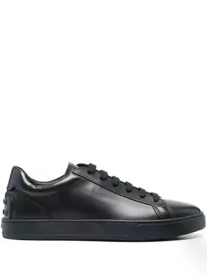 TOD'S Leather Low Top Sneakers - Blue