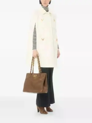 Valentino Garavani Laseine Shopping Bag In Nappa Leather