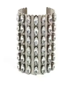 Bimba Y Lola Embellished Cuff Bracelet - Silver