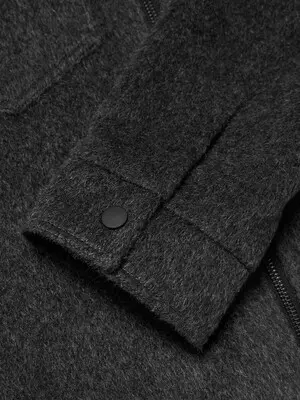 Oliver Spencer Norton Brushed Recycled Wool-blend Jacket
