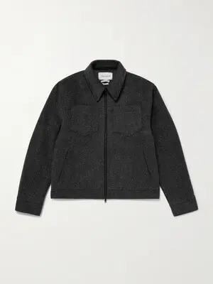 Oliver Peoples Norton Brushed Recycled Wool-blend Jacket