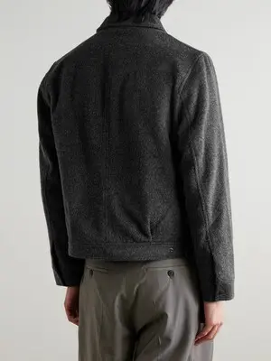 Oliver Peoples Norton Brushed Recycled Wool-blend Jacket